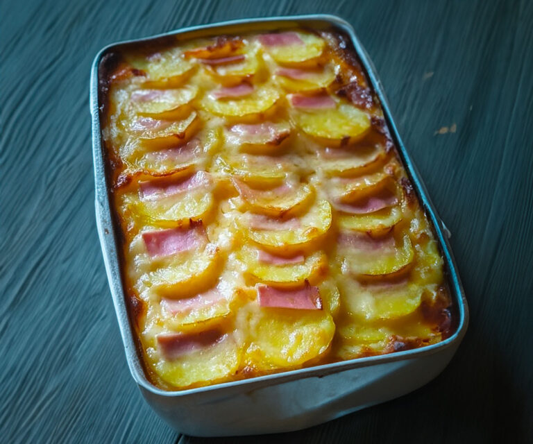 Gratin gourmand pomme de terre et raclette – Chef