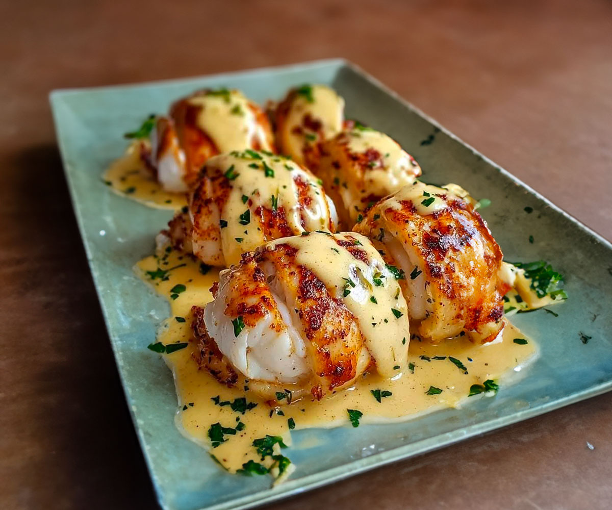 Les meilleures queues de homard à la crème d’ail et au beurre – Chef
