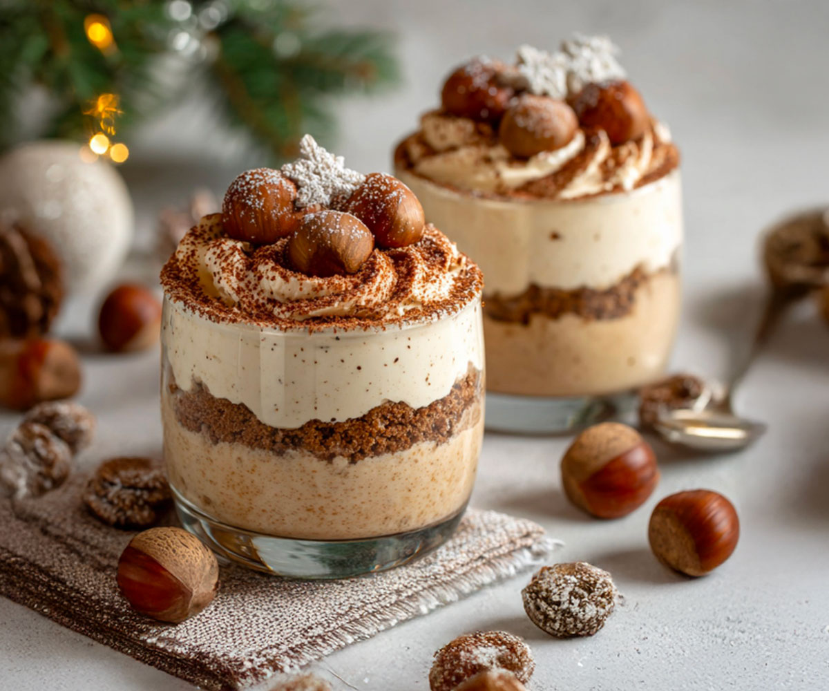 Mousse Légère à la Crème de Marron façon Tiramisu – Chef